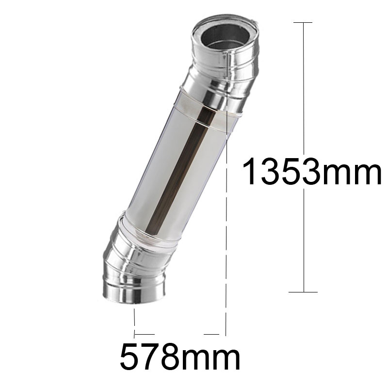 Schiedel ICS seitlicher Versatz DN 180 578mm