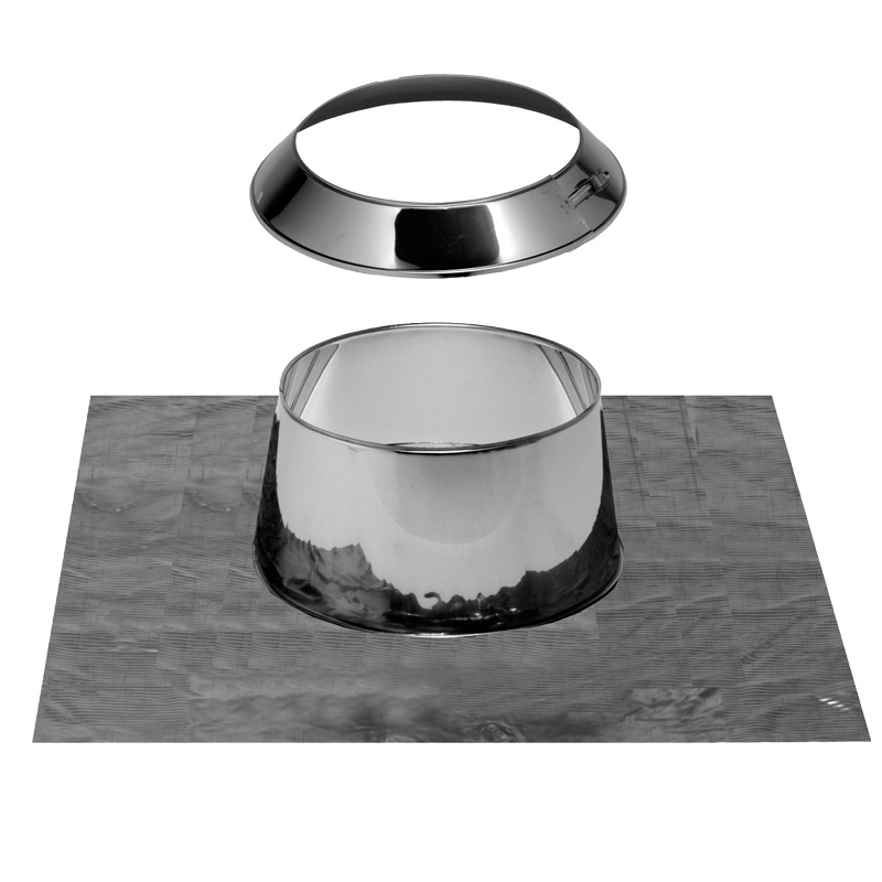 Dinak 019/DN200 DW6 Flachdachabdeckung mit Wetterkragen