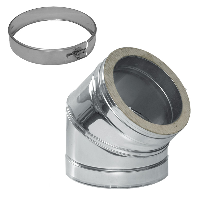 Dinak 040/DN200 DW Winkel 45°