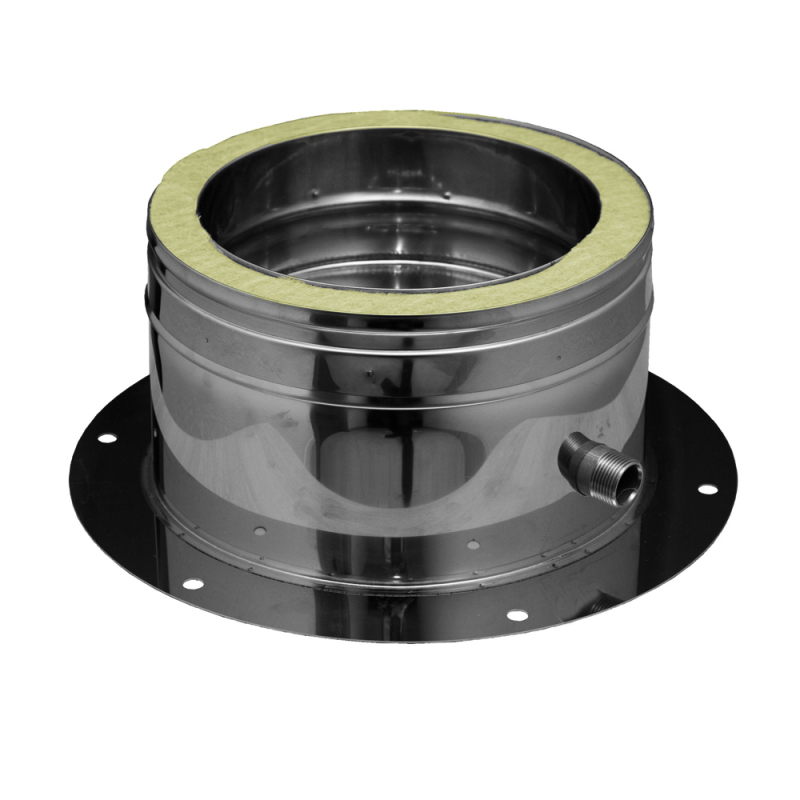 065/DN180 DW6 Bodenplatte mit Ablauf Dinak