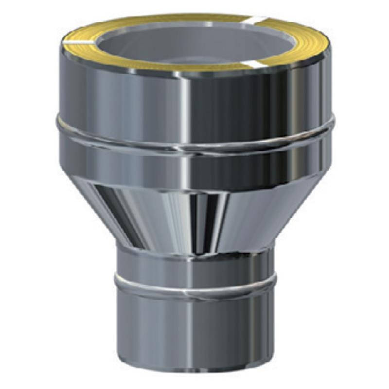 MK DW Premium Reduzierung DW/EW DN80 für Edelstahlschornstein System